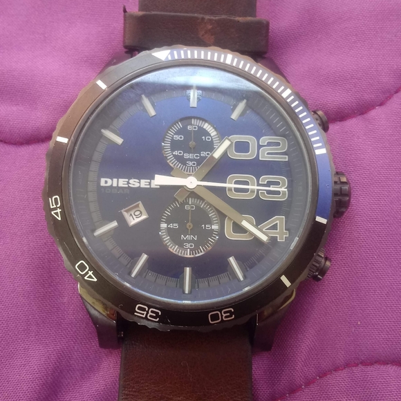 Diesel | Accessories | Diesel Mens Double Down Brown Watch | Poshmark